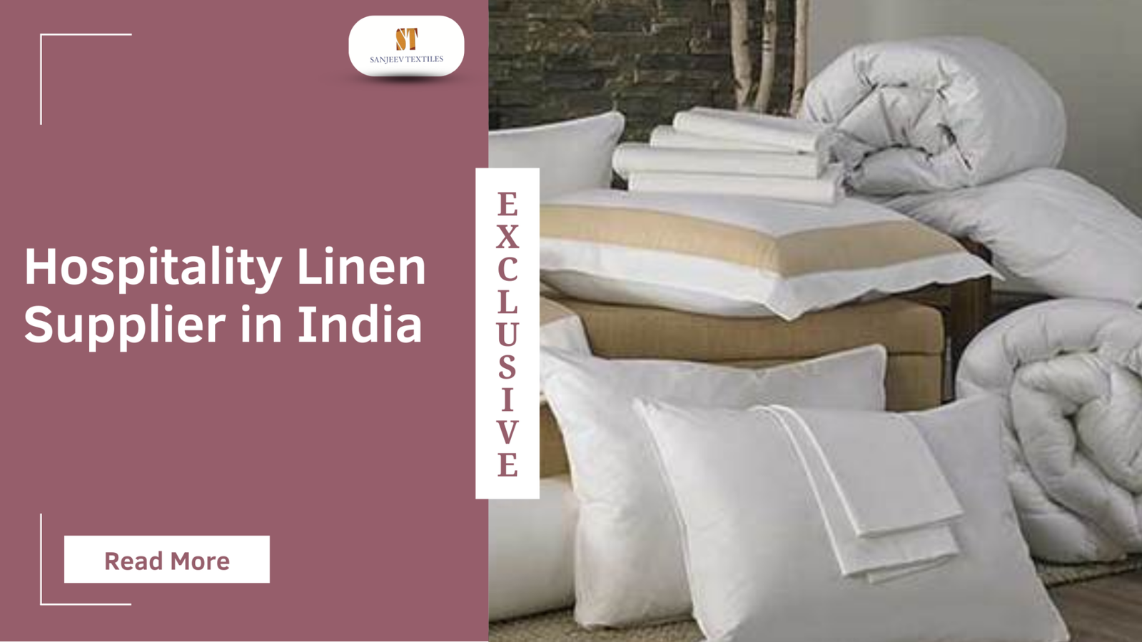 Hospitality Linen Supplier in India | Sanjeev Textiles